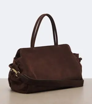 Prada Allusion Large Suede Tote Bag