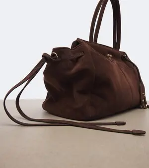 Prada Allusion Large Suede Tote Bag