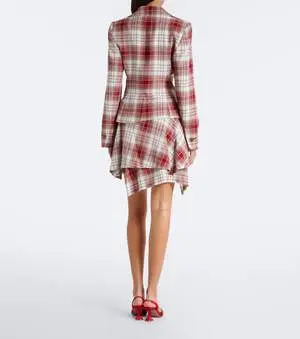 VIVIENNE WESTWOOD Marta Tartan Crêpe Miniskirt