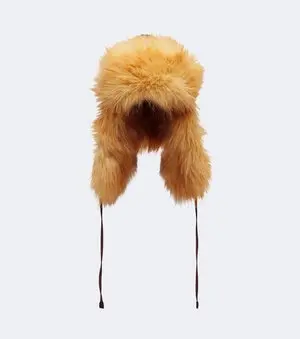 Miu Miu Technical Aviator Hat - Brown