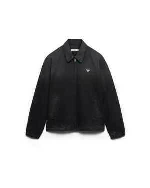Prada Denim Blouson Jacket - Black