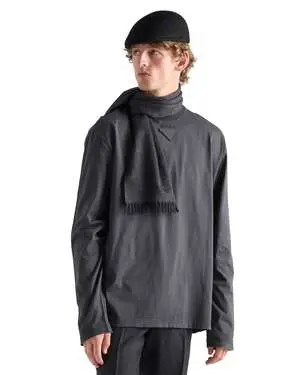 Prada Long-sleeved Cotton T-shirt