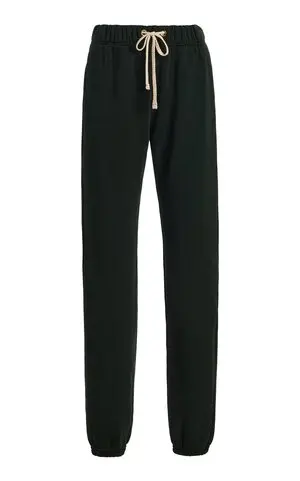 LES TIEN Dylan Classic Cotton Sweatpants - Green