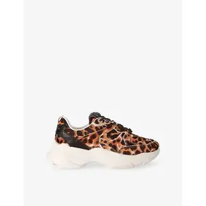 Kurt Geiger Shine Leather Trainers