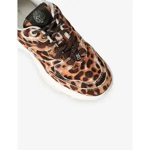 Kurt Geiger Shine Leather Trainers