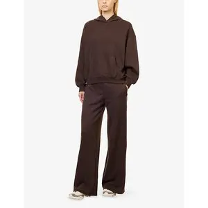 Vuori Sedona Wide-leg Cotton-blend Jogging Bottoms - French Roast