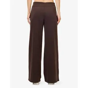 Vuori Sedona Wide-leg Cotton-blend Jogging Bottoms - French Roast