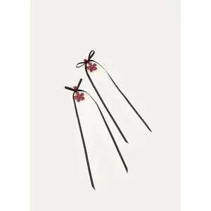 Simone Rocha Mini Daisy Drop Earrings
