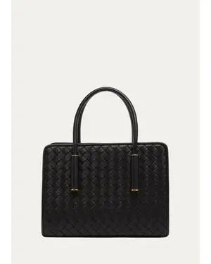 Bottega Veneta Barbara Baby Leather Top Handle Bag