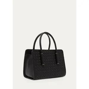 Bottega Veneta Barbara Baby Leather Top Handle Bag
