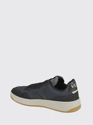 VEJA V-90 Sneakers In Leather And B-mesh With Contrasting Logo