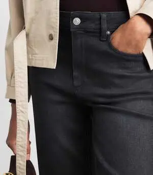 Paige Mason Ankle Mid-rise Straight Jeans