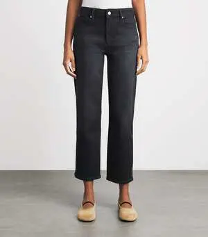 Paige Mason Ankle Mid-rise Straight Jeans