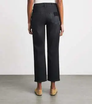Paige Mason Ankle Mid-rise Straight Jeans