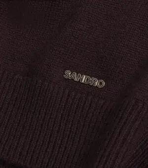 Sandro Wool-cashmere Layered Sweater