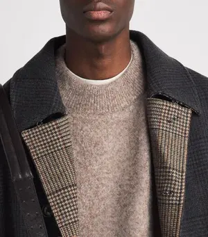 A.p.c. Mélange Relaxed Sweater - Brown