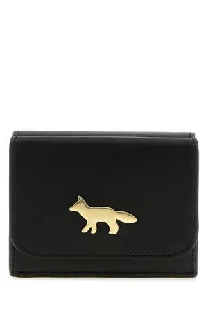 Maison Kitsuné Edie Compact Mini Wallet - Black