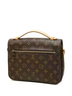 LOUIS VUITTON 2016 Monogram Pochette Metis Satchel