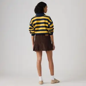 LEVI'S Inverted Pleat Mini Skirt