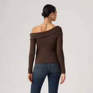 LEVI'S Clara Off-shoulder Long-sleeve Top