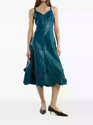 CHRISTY LYNN Tahlia Laser-cut Midi Dress
