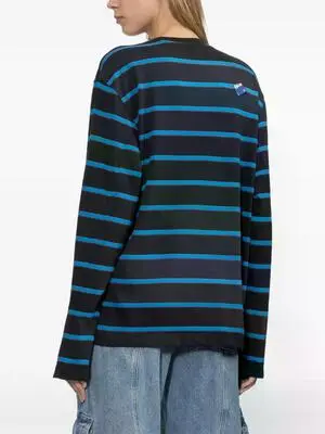 ADER ERROR Sig Striped Long-sleeve T-shirt