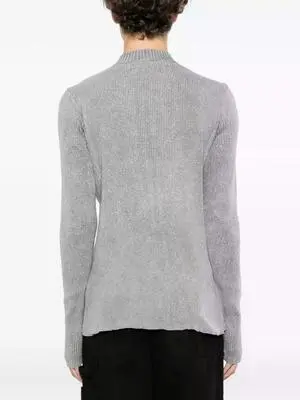 JULIUS Ribbed-knit Zip-up Jacket