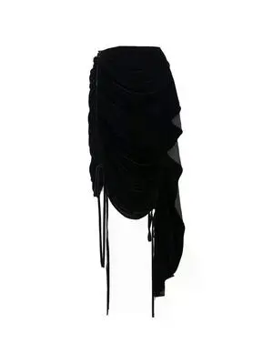 Gucci Ruched Midi Skirt
