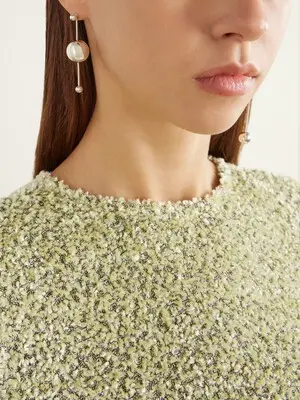 CAMILLE SURAULT Vada Asymmetric Sterling Earrings