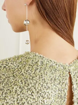 CAMILLE SURAULT Vada Asymmetric Sterling Earrings