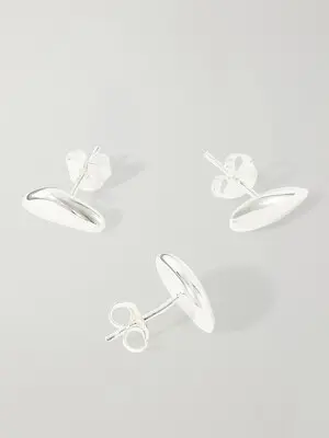 CAMILLE SURAULT Mini Grigri Set Of Three Sterling Earrings