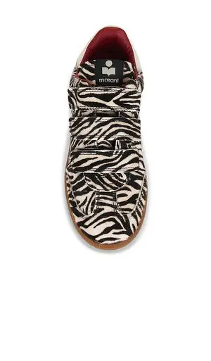 Isabel Marant Étoile Beth Sneaker In Black & White