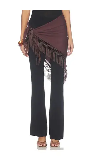BAOBAB Austin Scarf In Brown - Saddle