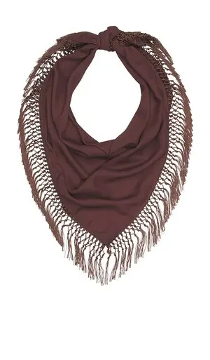 BAOBAB Austin Scarf In Brown - Saddle