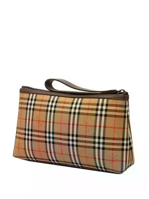 Burberry 2000-2017 Haymarket Check Canvas Clutch Bag