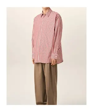 AMI Paris Long Sleeve Striped Shirt