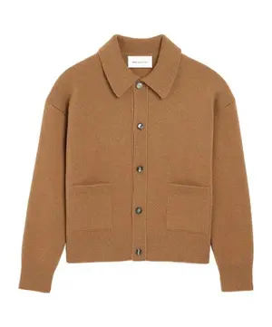AMI Paris Shirt Collar Cardigan