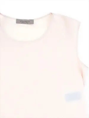 D.exterior Crew-neck Tank Top