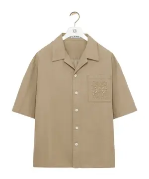 Loewe Short-sleeved Shirt - Light Brown