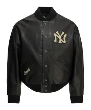 Polo Ralph Lauren Yankees Leather Bomber Jacket