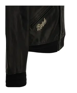 Polo Ralph Lauren Yankees Leather Bomber Jacket