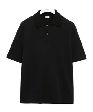 Loewe Short-sleeved Polo Shirt - Black