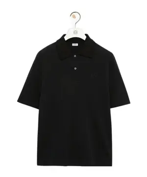 Loewe Short-sleeved Polo Shirt - Navy Blue Grey