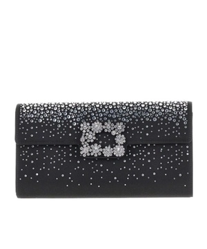 ROGER VIVIER Efflorescence Crystal-embellished Clutch Bag