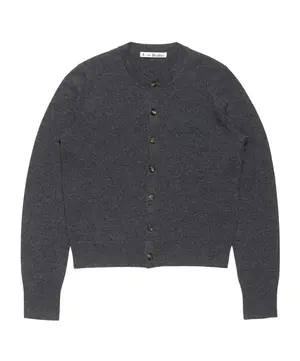 Acne Studios Fitted Cardigan Yak Wool - Black