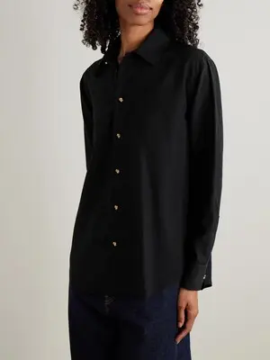 Bottega Veneta Drop-shoulder Knotted-button Shirt