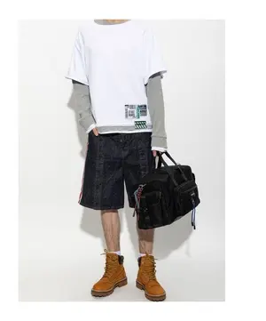 Dsquared2 Layered Patch Long Sleeve T-shirt