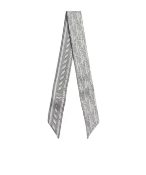 Dior Oblique Mitzah Scarf - Grey