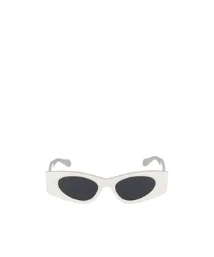 Alaïa Cat-eye Frame Sunglasses - White