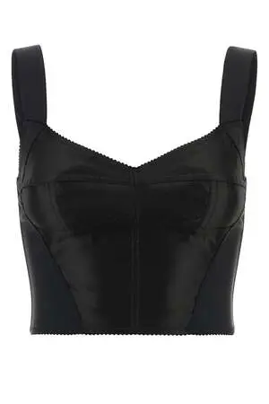 Dolce & Gabbana Stretch Nylon Blend Bodice - Black